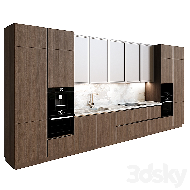 Kitchen in modern style 01 - Kitchen - 3D model