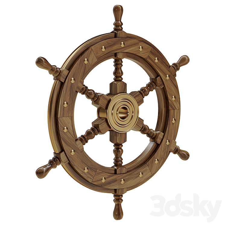 Steering wheel - Other decorative objects - 3D model