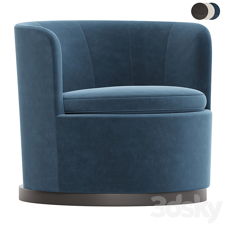 Flexform ADELE armchair - Arm chair - 3D model
