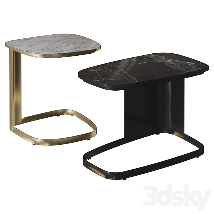 side table koishi by poliform - Table - 3D model
