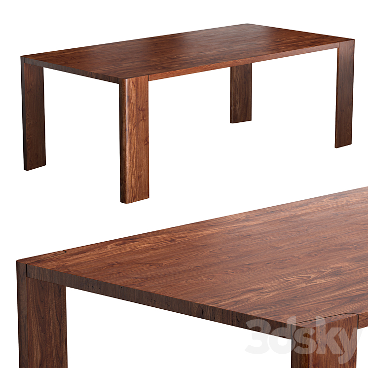 BECKETT DINING TABLE - Table - 3D model