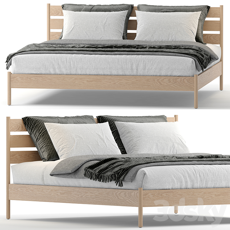 EQ3_Monarch king bed 2 - Bed - 3D model