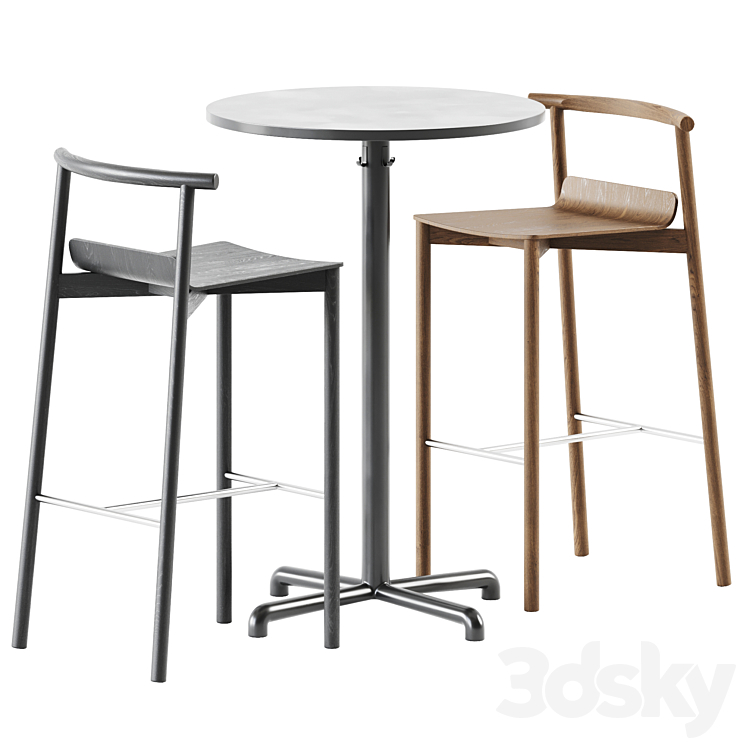 Ikea Stensele High Round Table and Wox Bar Stool by Artu - Table ...