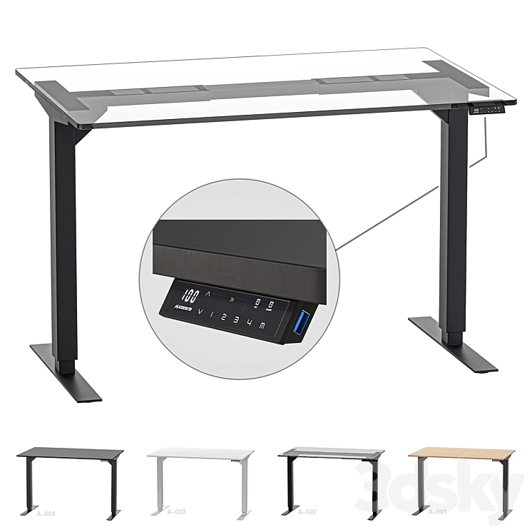 Smartdesk MAIDeSITe Elektrisch - Table - 3D model