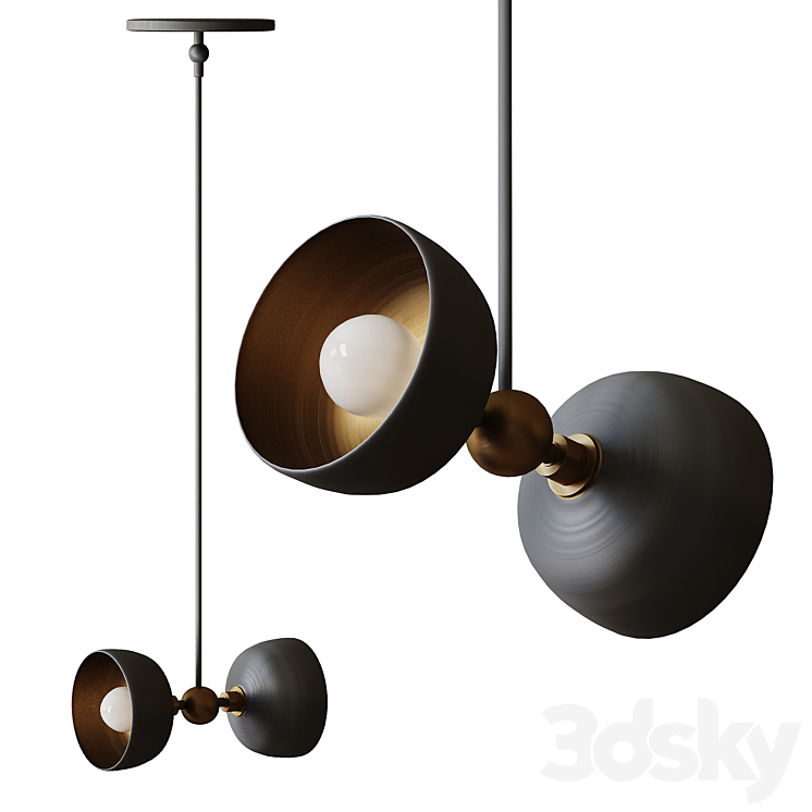 TRAPEZE 2 - Pendant light - 3D model