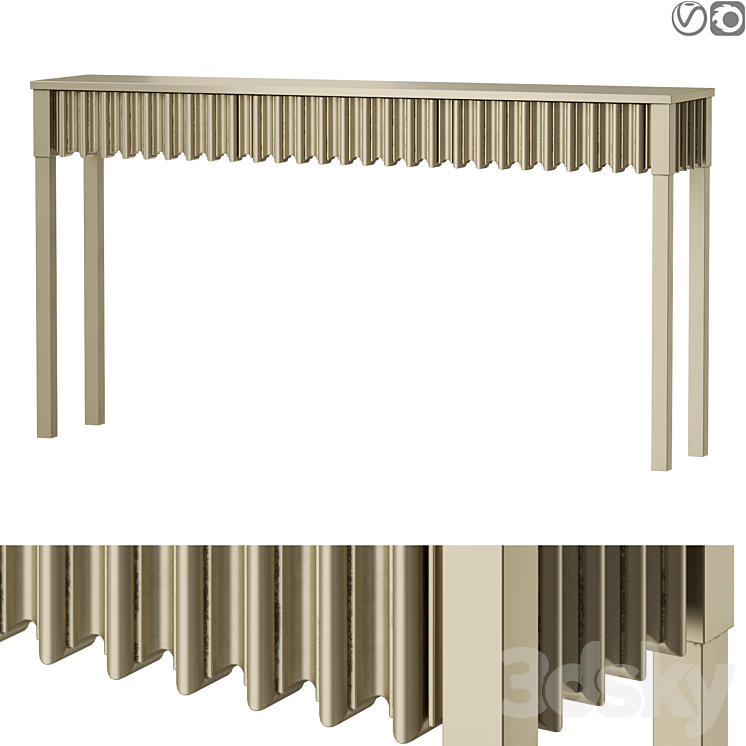 Baker Reese Table - Console - 3D model