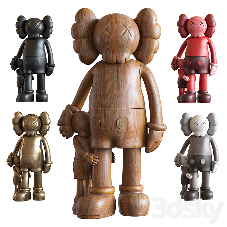 Kaws Good Intentions 2021 - Sculpture - 3D model