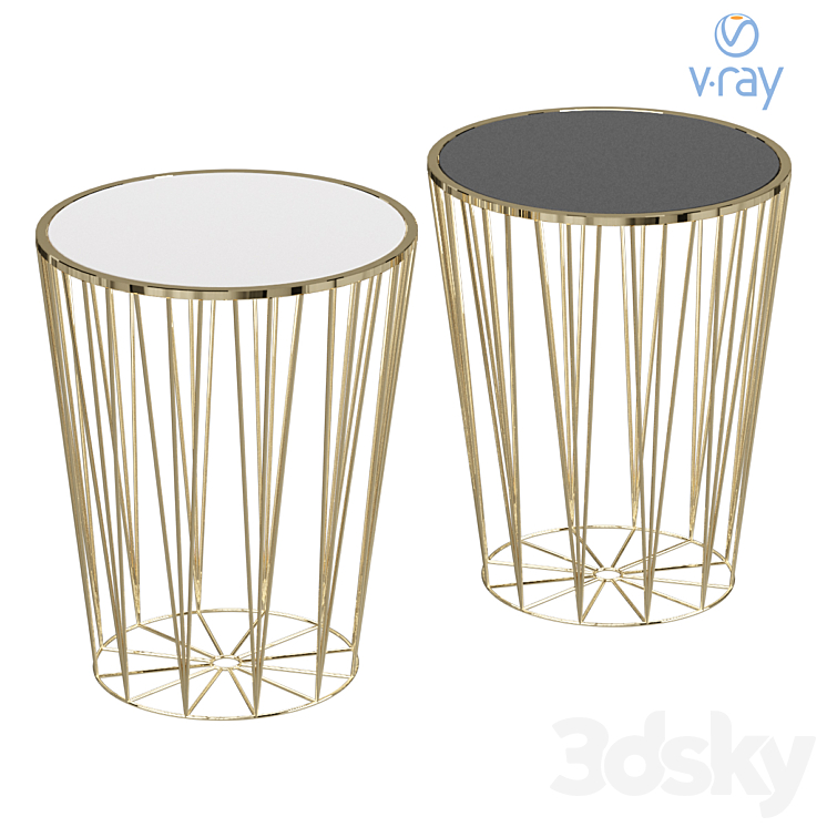 Table set "Mirthal" - Table - 3D model