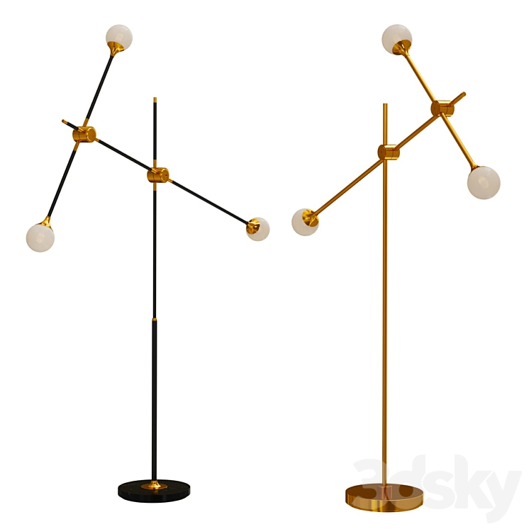 Floor lamp collection FL132 - Floor lamp - 3D model