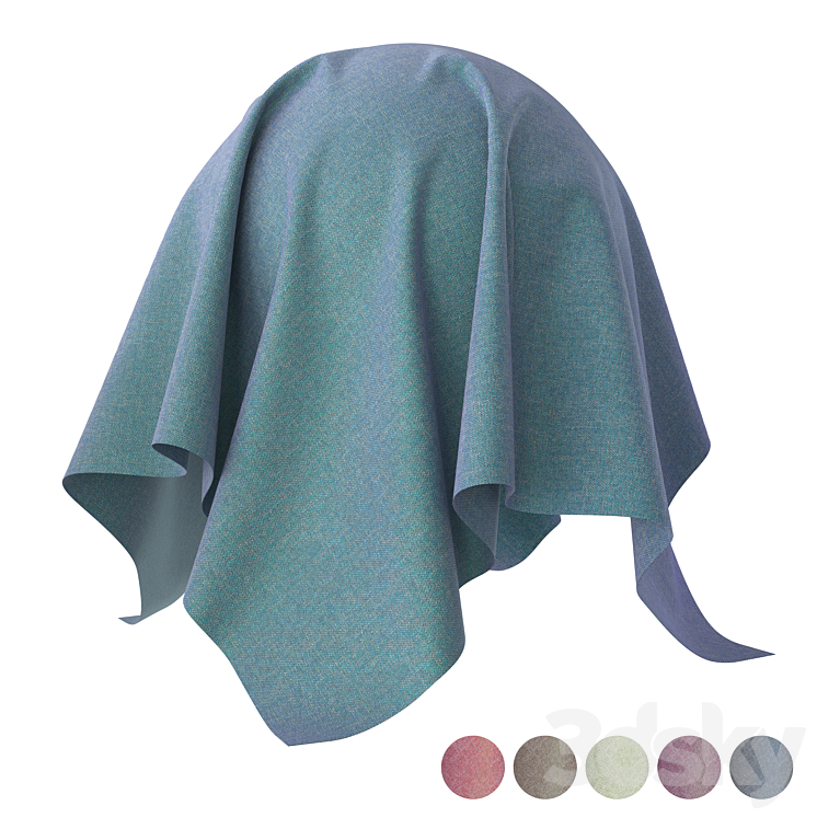 Fabric matting furniture MATRIX AMETIST - Fabric - 3D model