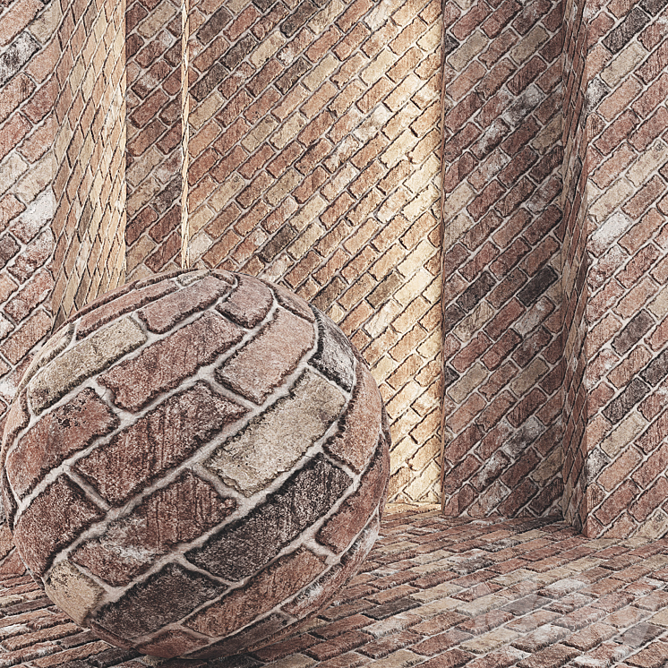 N.003 | Brick | 4k | PBR | Seamless - Brick - 3D model