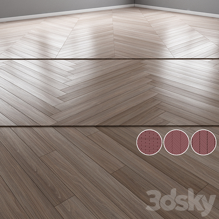 Floor 77 - Wood - 3D model