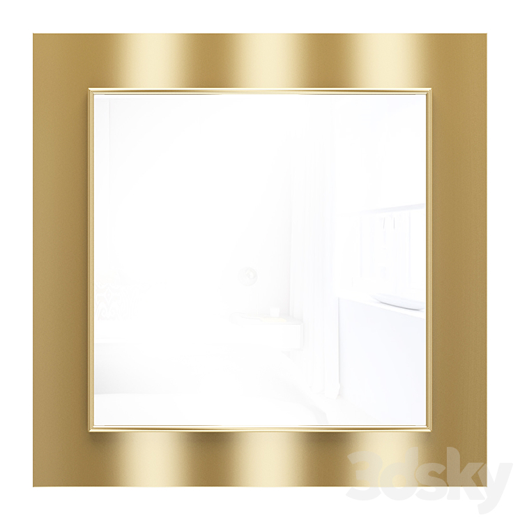 Mirror in metal frame GZ-M1039 - Mirror - 3D model