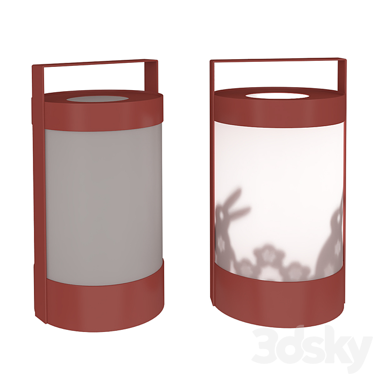 IKEA FOSSTA - Table lamp - 3D model