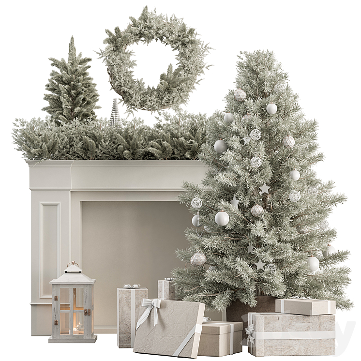 Christmas Tree and Decoration 49 (Vray) - Other decorative objects - 3D ...
