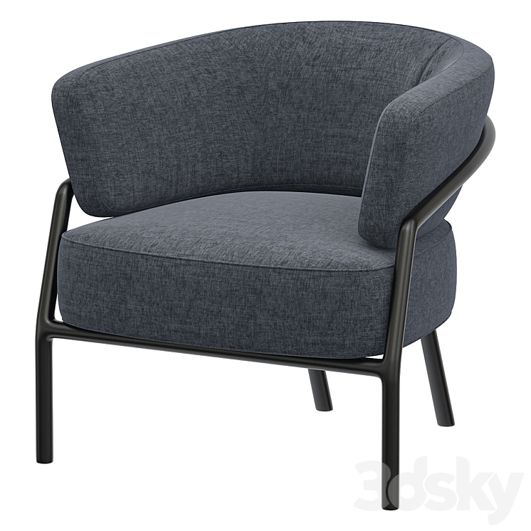 Nani - Arm chair - 3D model