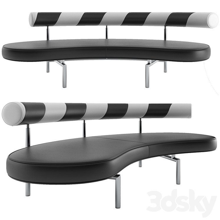 SOFA-Flexform-MAX - Sofa - 3D model