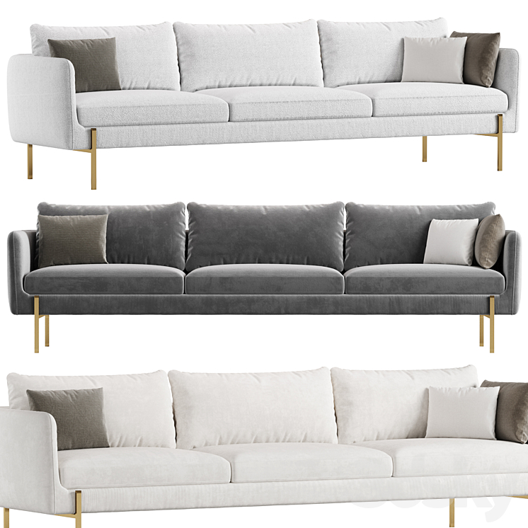HOXTON SOFA - Sofa - 3D model