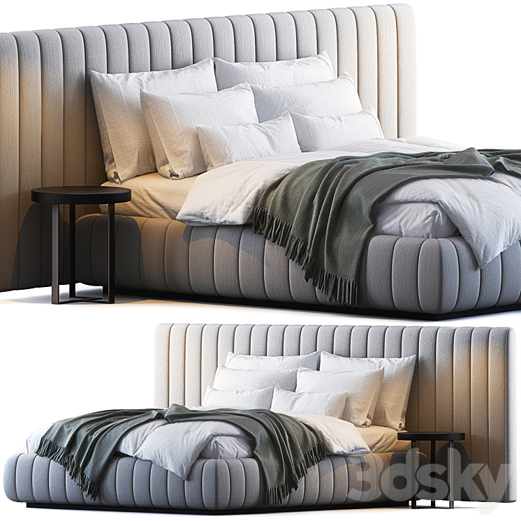 Tuyo by Meridiani - Bed - 3D model