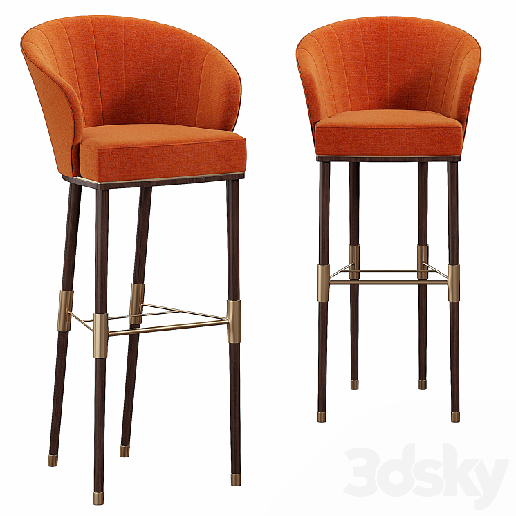 ELLIS BAR STOOL by Mezzo Collection - Chair - 3D model