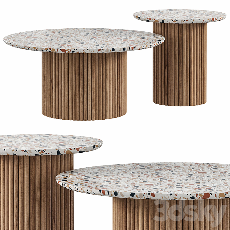 KARON COFFEE TABLE BY NOHO COLLECTION - Table - 3D model