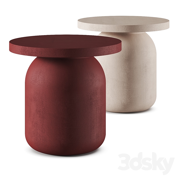 Serralunga Juju Moleskin Coffee Table - Table - 3D model Serralunga Juju Moleskin Coffee Table - Table - 3D model