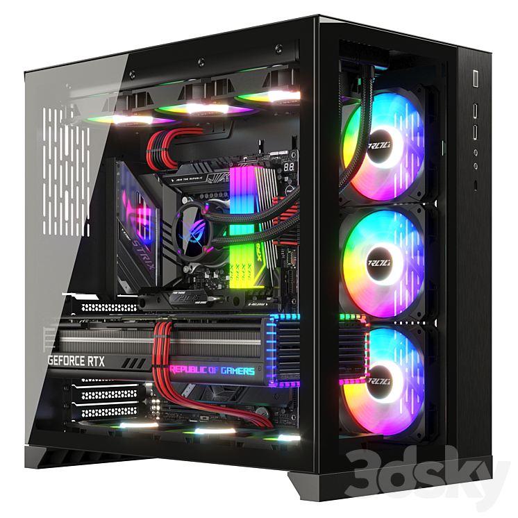 Gaming PC - PC & other electronics - 3D model