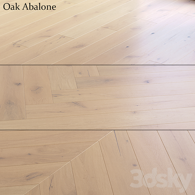 Oak Abalone - Floor coverings - 3D model