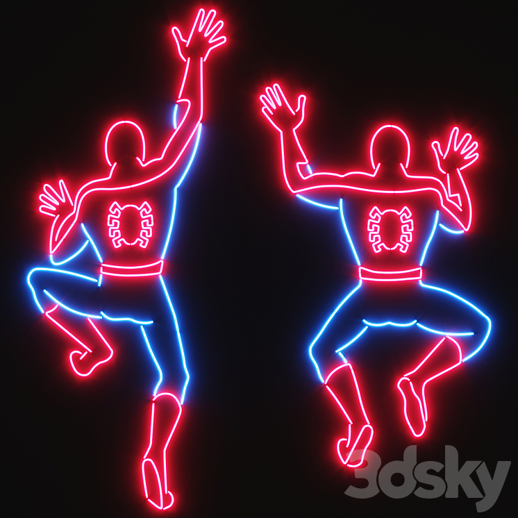 Neon Light Set 2 - Neon - 3D model