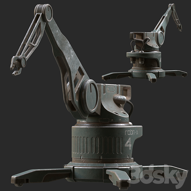 Robot Robin X - Miscellaneous - 3D model