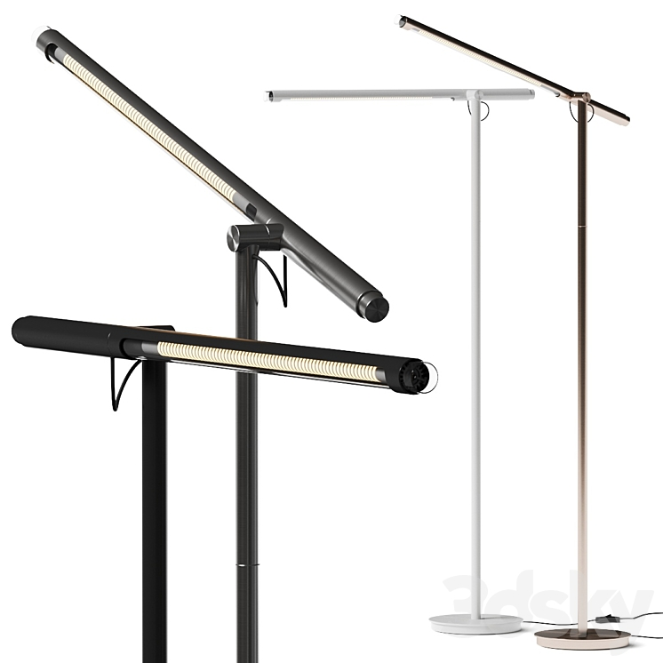 Pablo Designs Brazo Floor Lamp - Floor lamp - 3D model