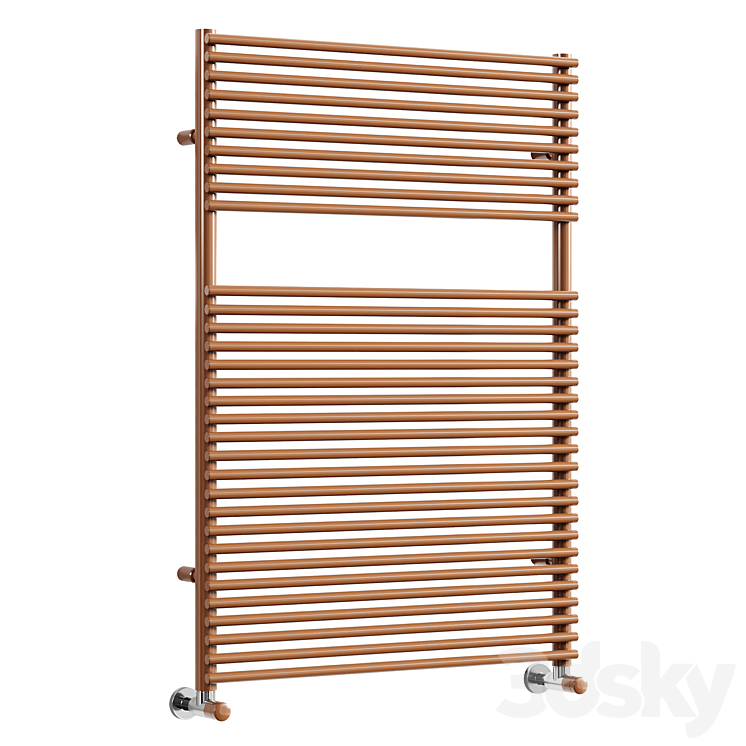 Vertical towel warmer By Tubes Radiatori BASICS 14 - Towel rail - 3D model