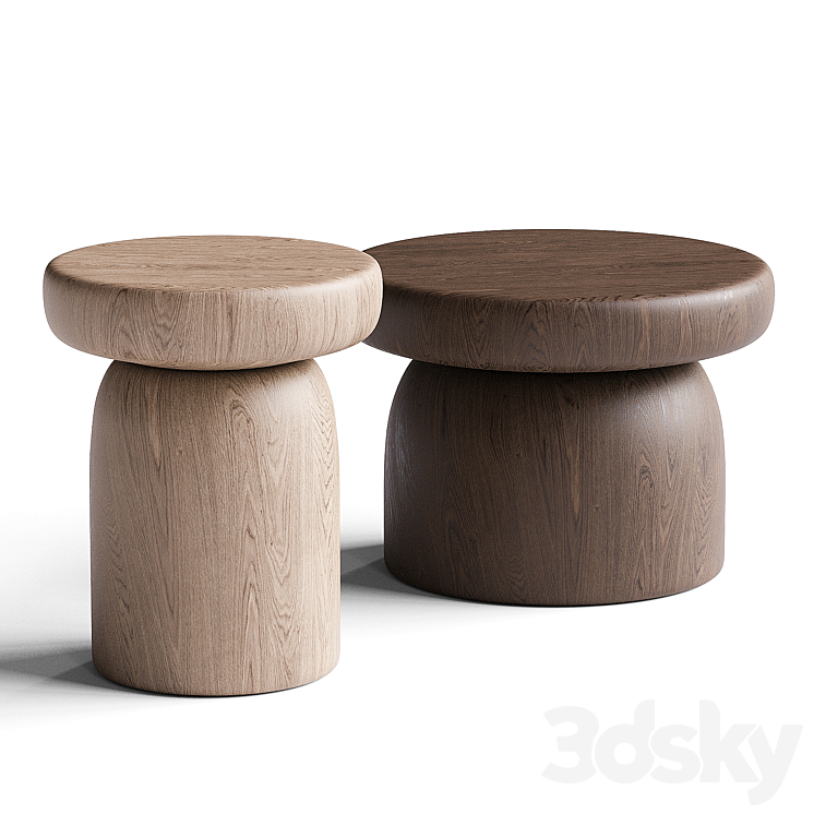 Clay coffee table - Table - 3D model