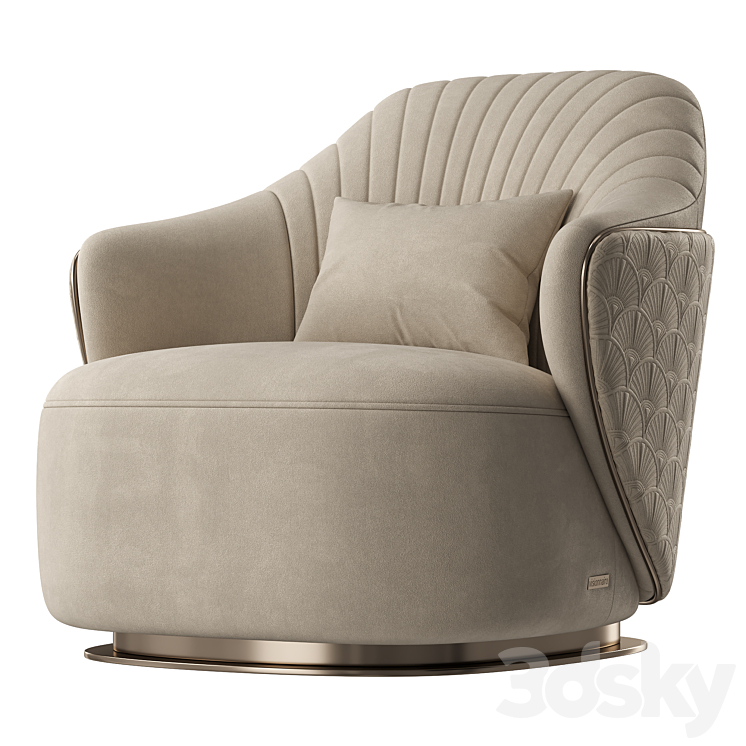 Adele Armchair by Visionnaire - Arm chair - 3D model