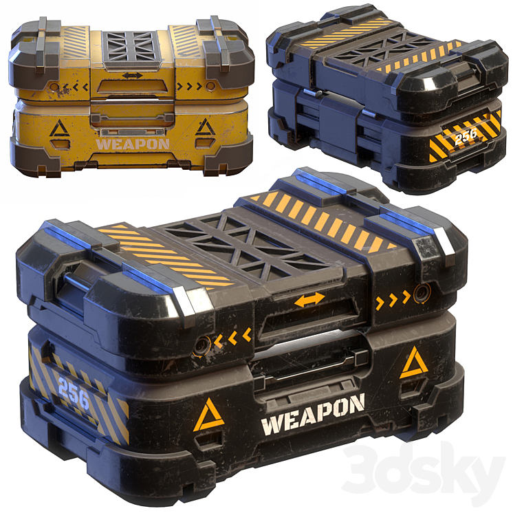 weapon box - Miscellaneous - 3D model