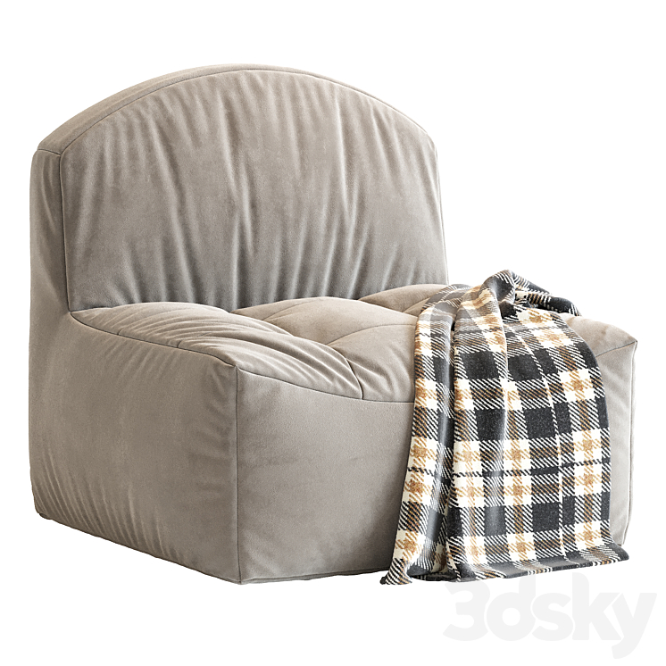 Modern Bean Bag chair N_5 - Other soft seating - 3D model