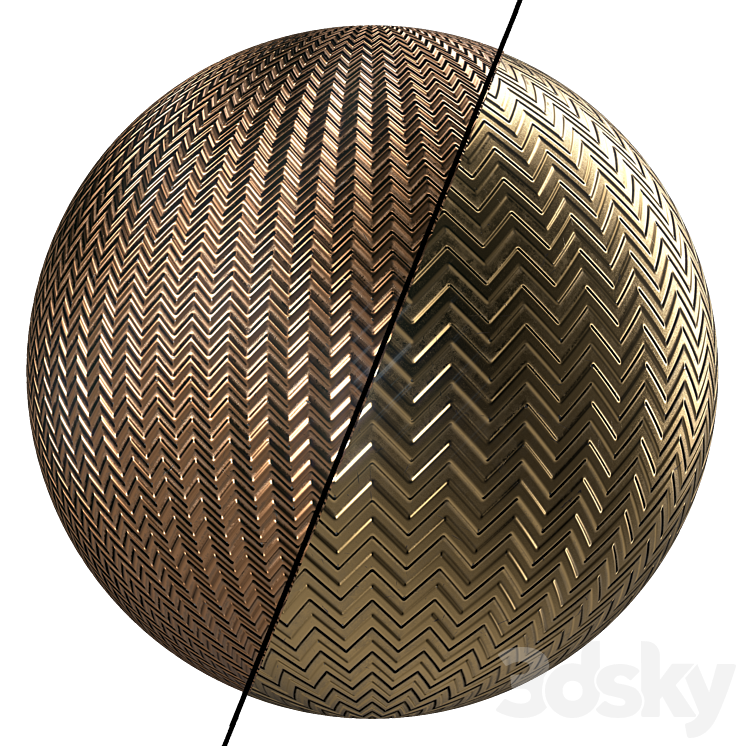 Metal Materials 35- Metal panels By Painting | Pbr 4k Seamless Sbsar ...