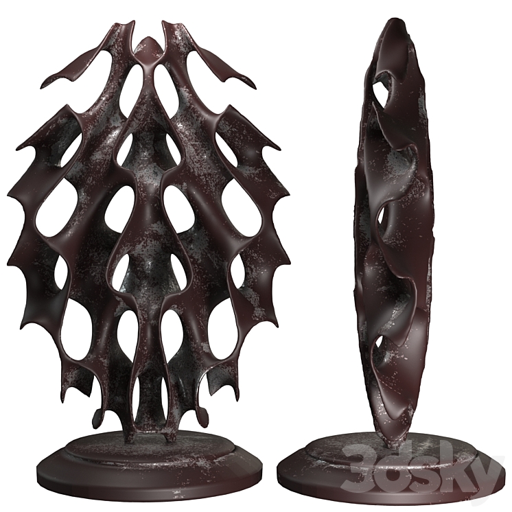 Decorative figurine gyroid - Sculpture - 3D model