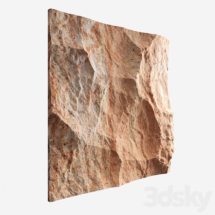 Stone wall panel WP05 - Stone - 3D model