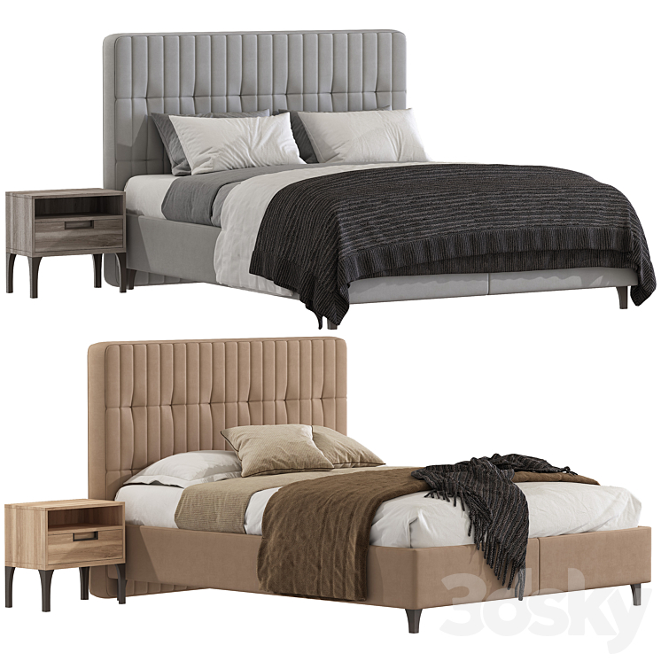 Bed Sona 363 - Bed - 3D model