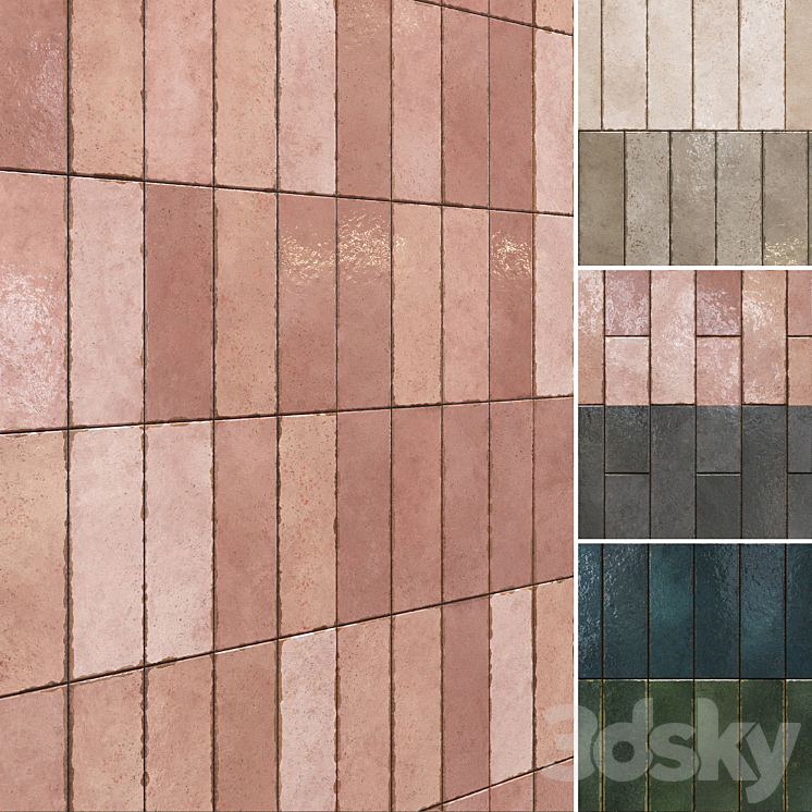 Ceramic Tiles Set 002 - Tile - 3D model