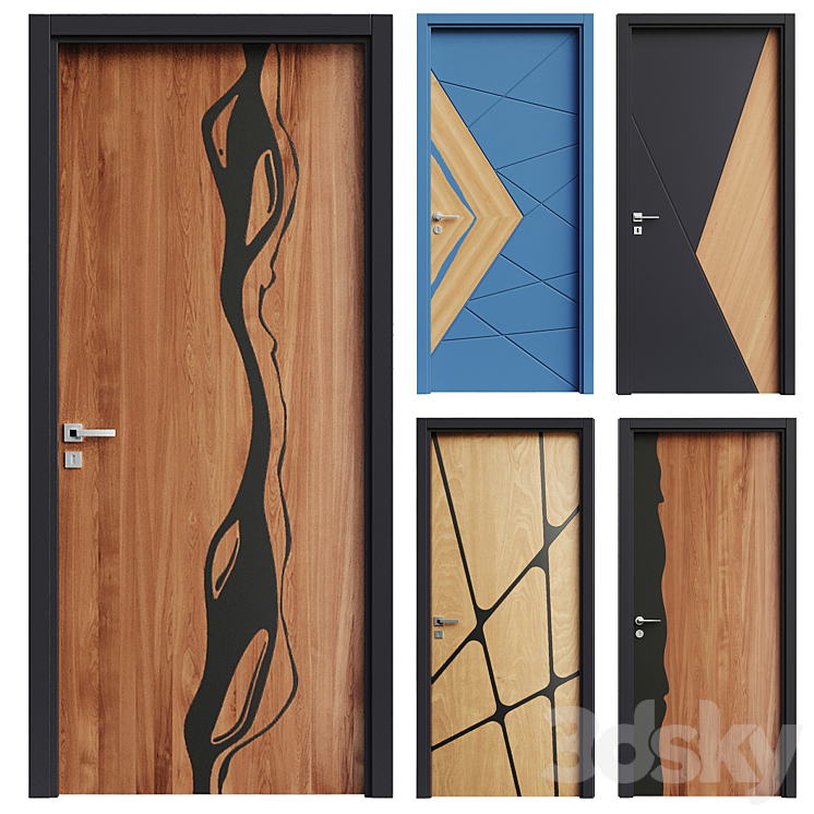 interior door 026 - Doors - 3D model