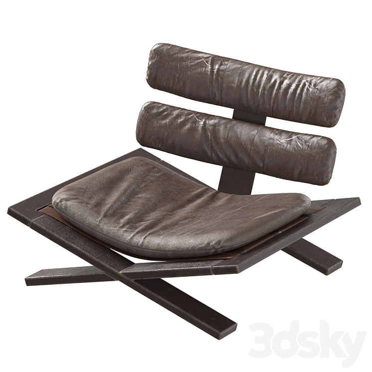 Sonja Wasseur Boedha chairs Holland 1974 - Arm chair - 3D model