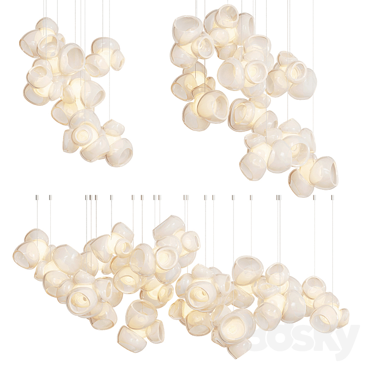 Bocci 100 8-11-20 lights - Pendant light - 3D model