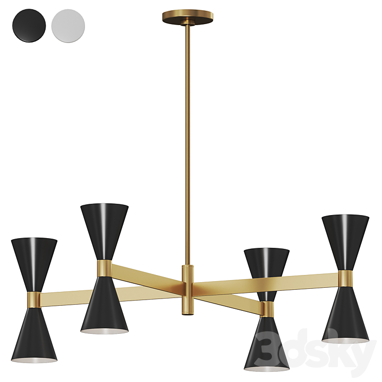 Visual Comfort - Albertine Pendant - Pendant light - 3D model