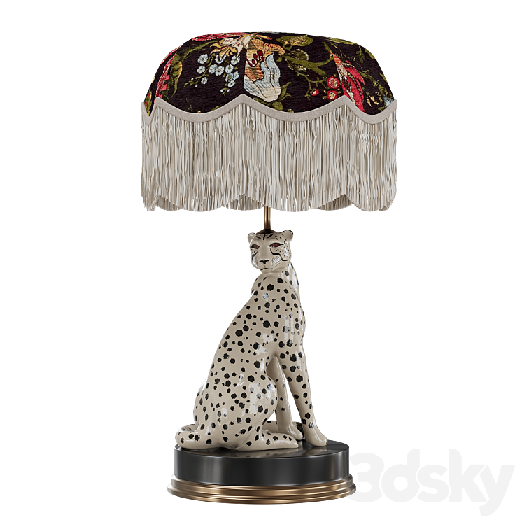 CHEETAH Lampstand - Table lamp - 3D model