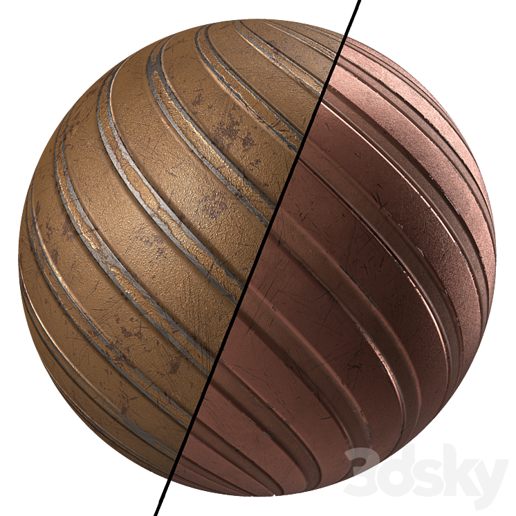 Metal Materials 41- Metal panels By Paint | Pbr 4k Seamless Sbsar ...