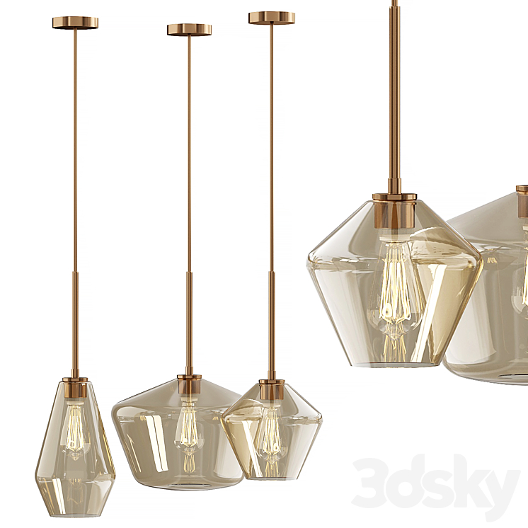 GEONNA PENDANT by nohohome - Pendant light - 3D model