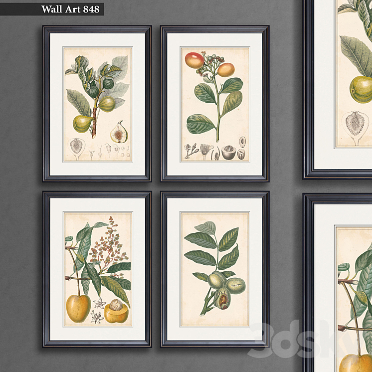 Paintings 848 - Frame - 3D model