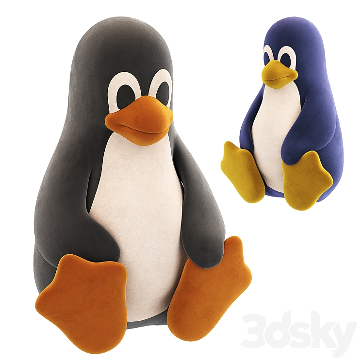 Linux toys - Toy - 3D model